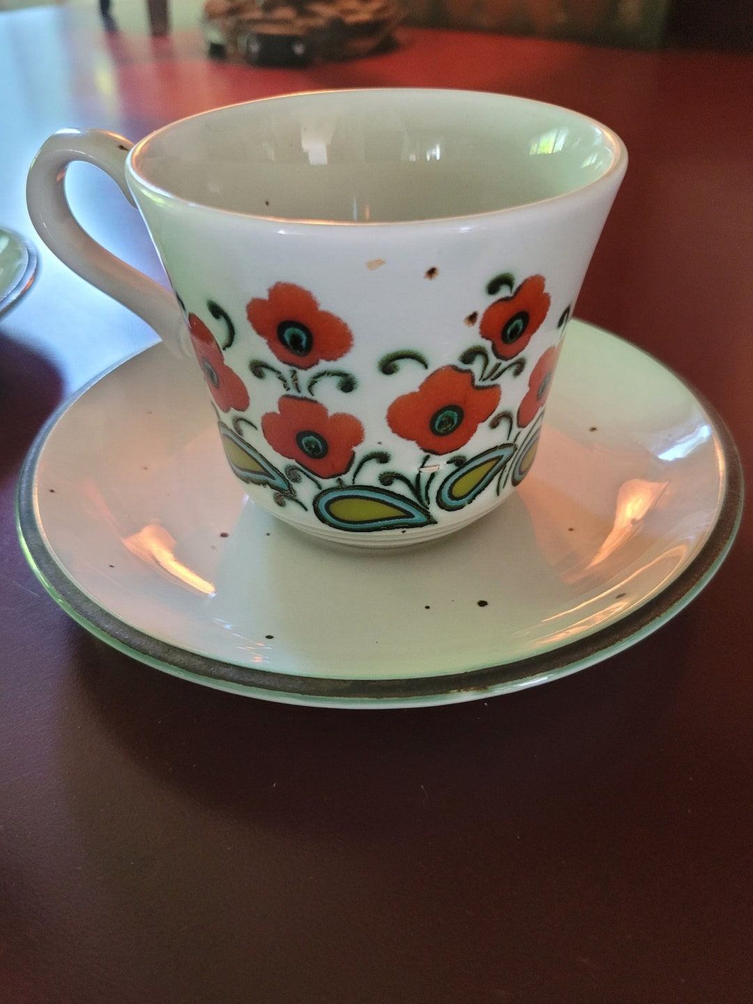 Super Lovely Vintage Thompson Bros Tea Cups and Saucers..made in ...
