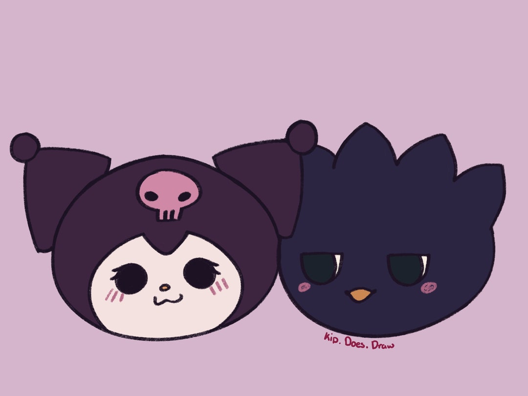 Kuromi and Badtz-maru Sticker - Etsy
