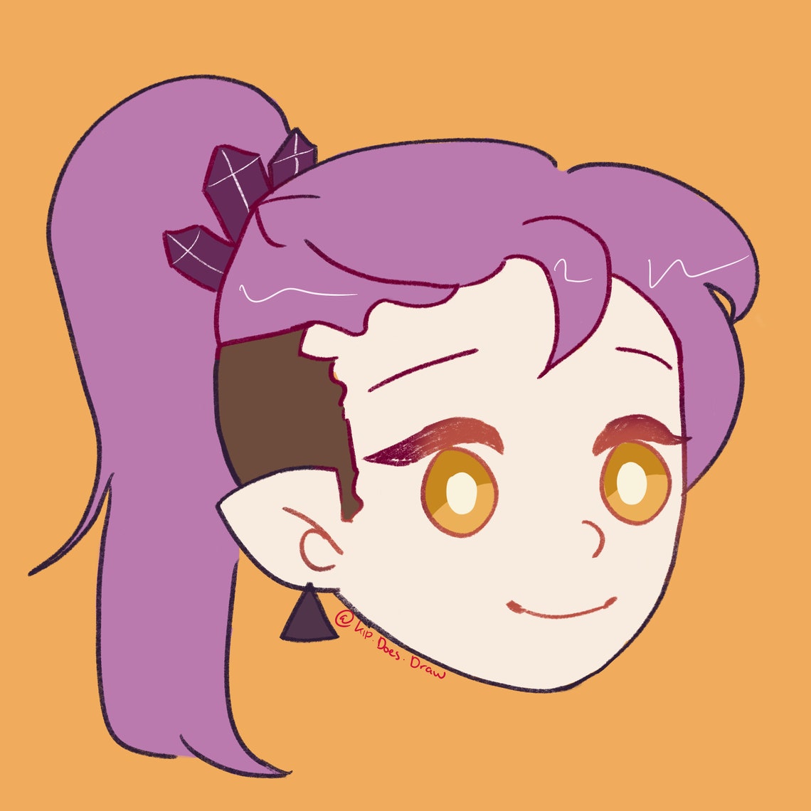 Amity the Owl House Chibi Sticker - Etsy