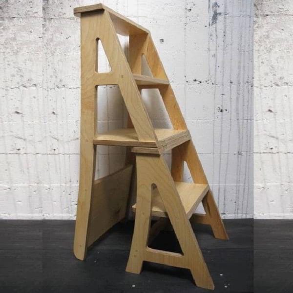 Chair Step-ladder Laser Cut Vector Dxf File, Cnc Pattern, Dxf Pattern ...