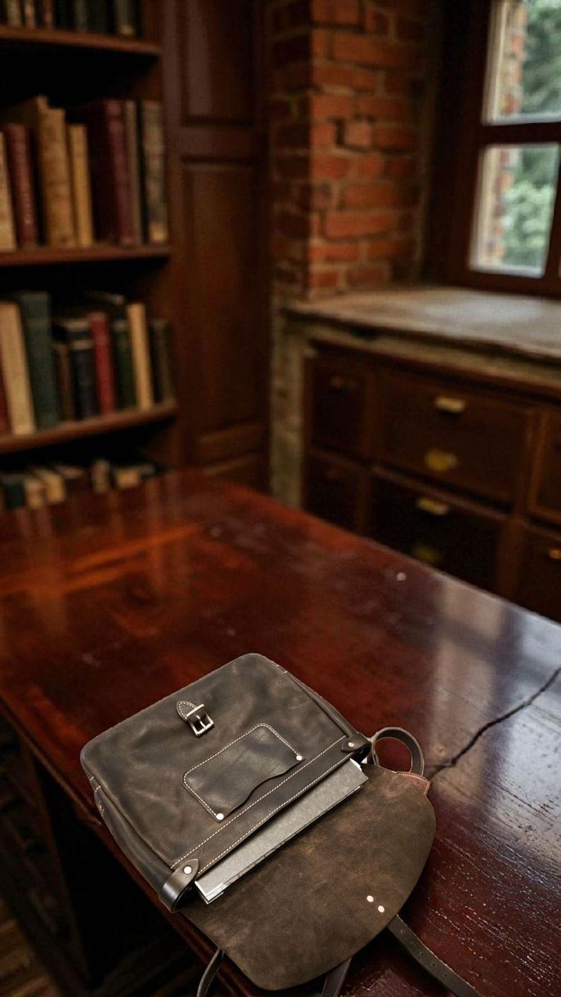 Leather Messenger Bag PDF Pattern, Men Laptop Bag (A1 Format) - Etsy