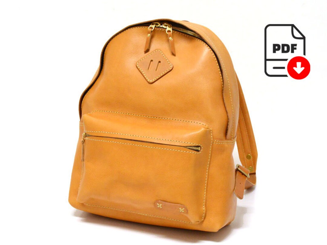 Diy Leather School Backpack Pattern Leather Pattern Satchel Backpack Leather Craft Pattern - Etsy