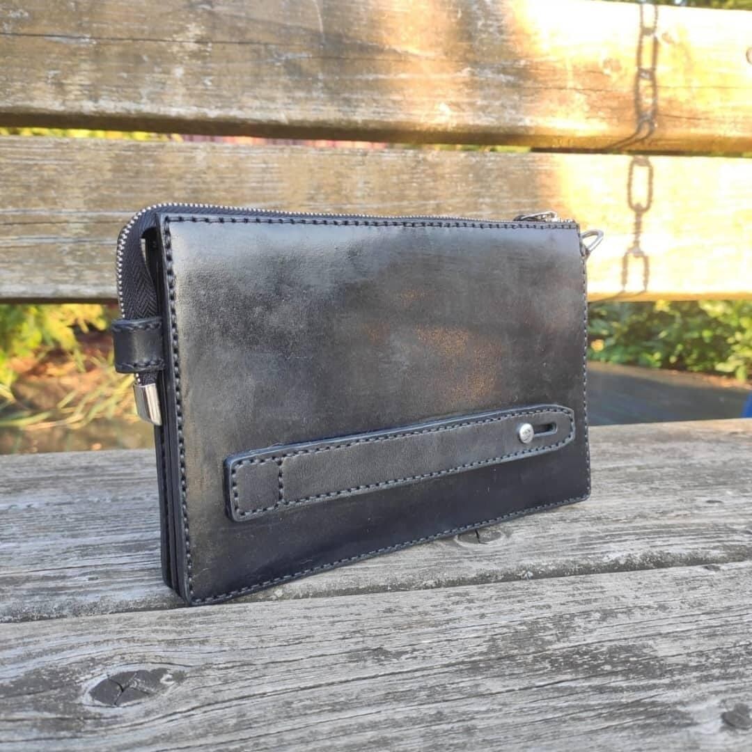 Leather Men Clutch Bag, Men Hand Bag, Diy Men Bag - Etsy