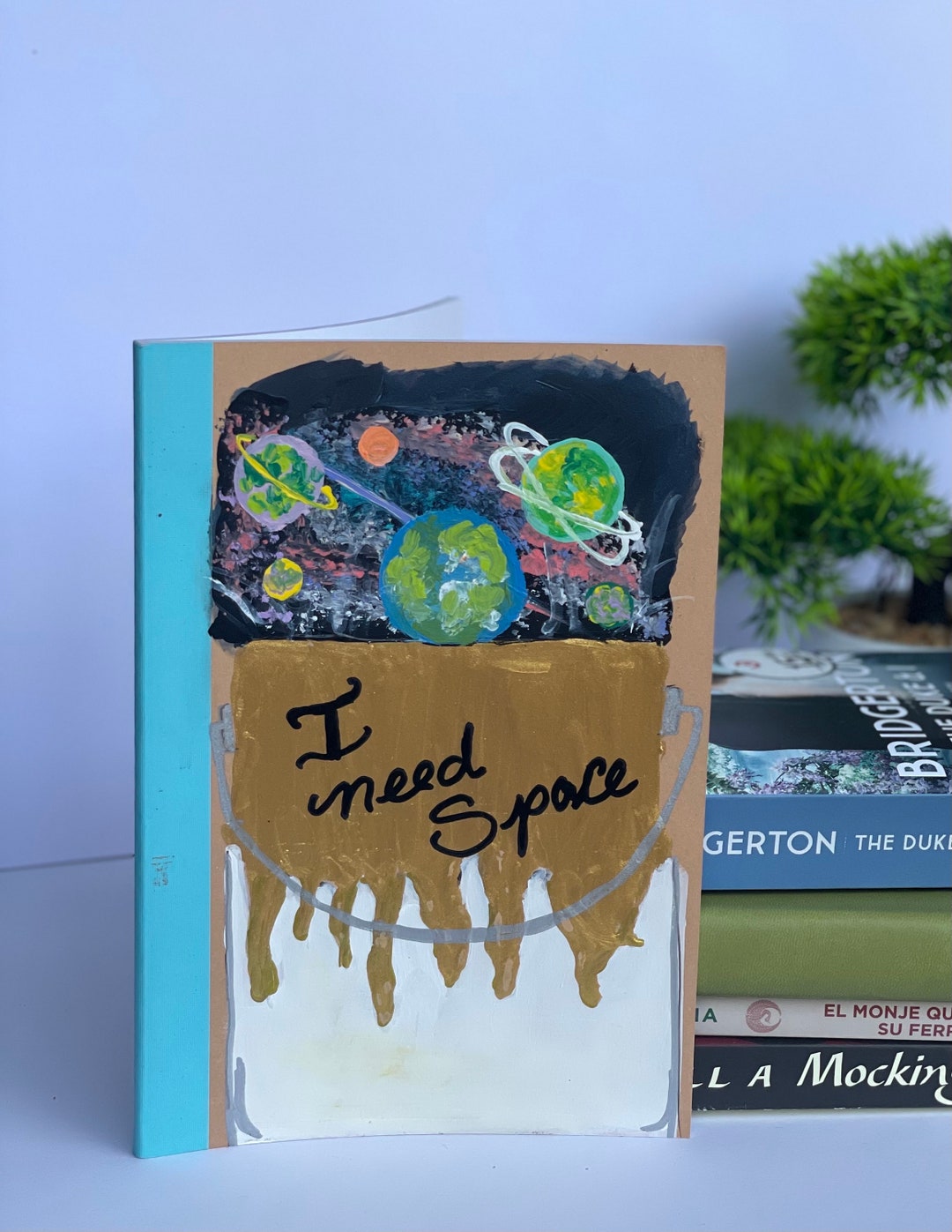 Golden Galaxy Explosion Lined Journal Cosmic Writing Notebook Lined ...