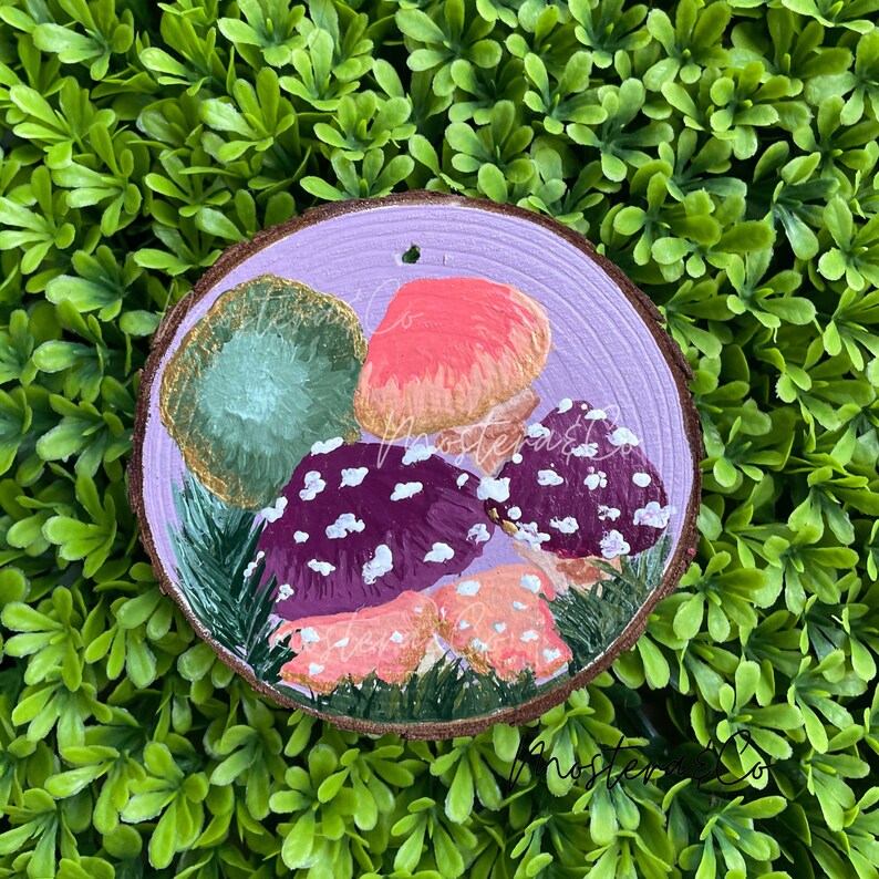 Cottagecore Christmas Wooden Slice Ornament Gift Idea Christmas First ...