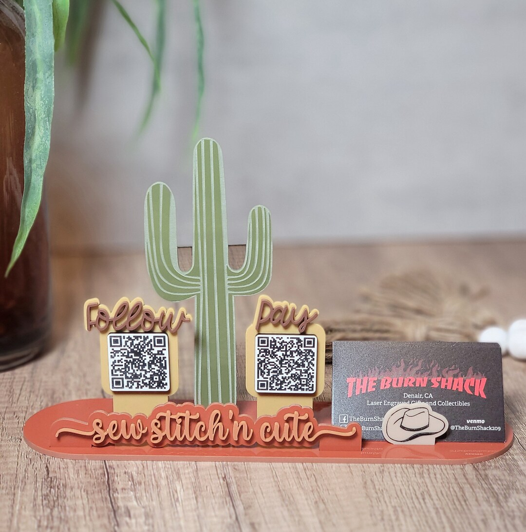 Scan to Pay Sign, QR Sign, Acrylic Business Sign, Business Supplies - Etsy