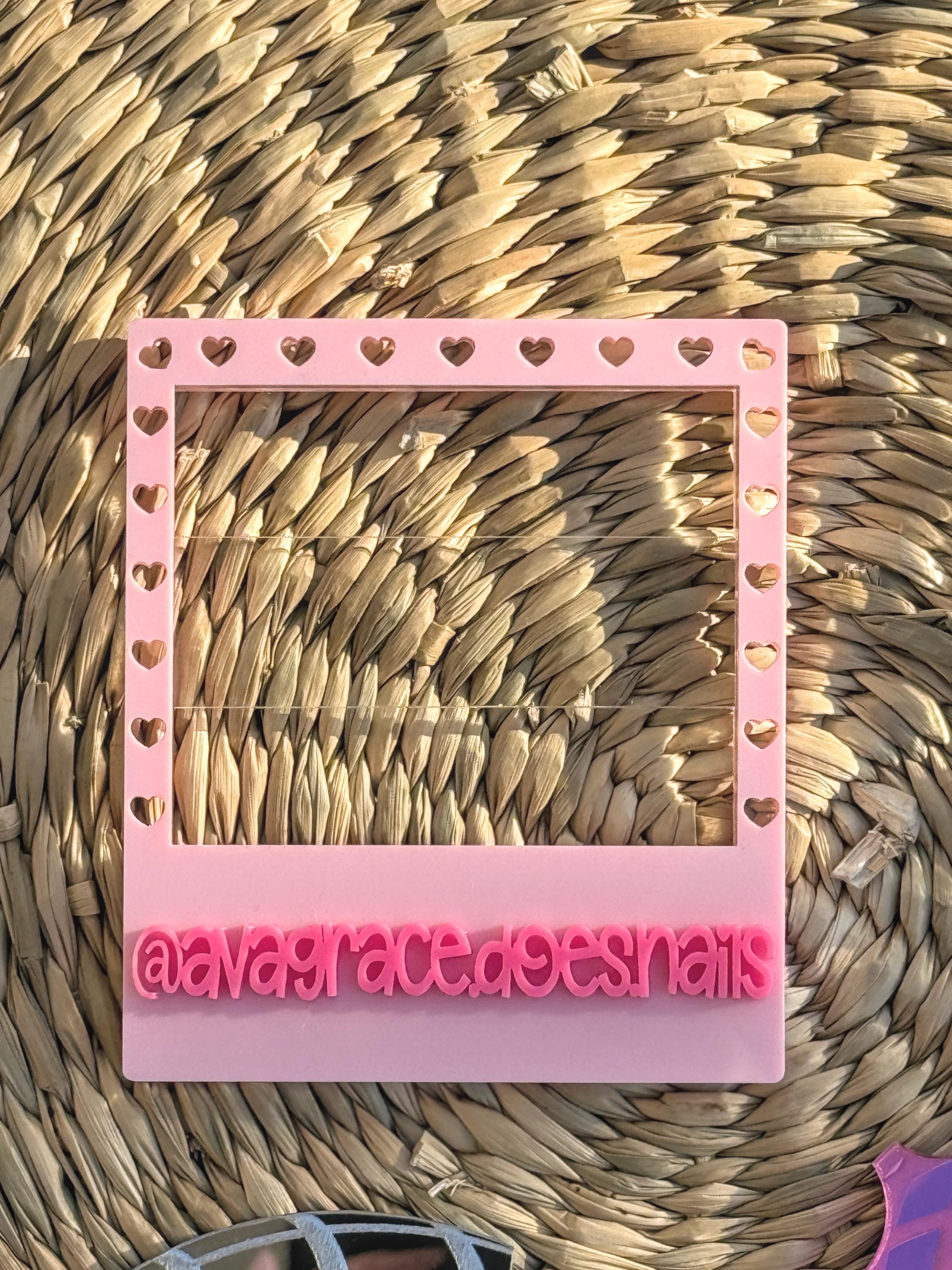 Instant Photo Nailfie Prop, Valentine's Nailfie Prop, 3D Physical ...