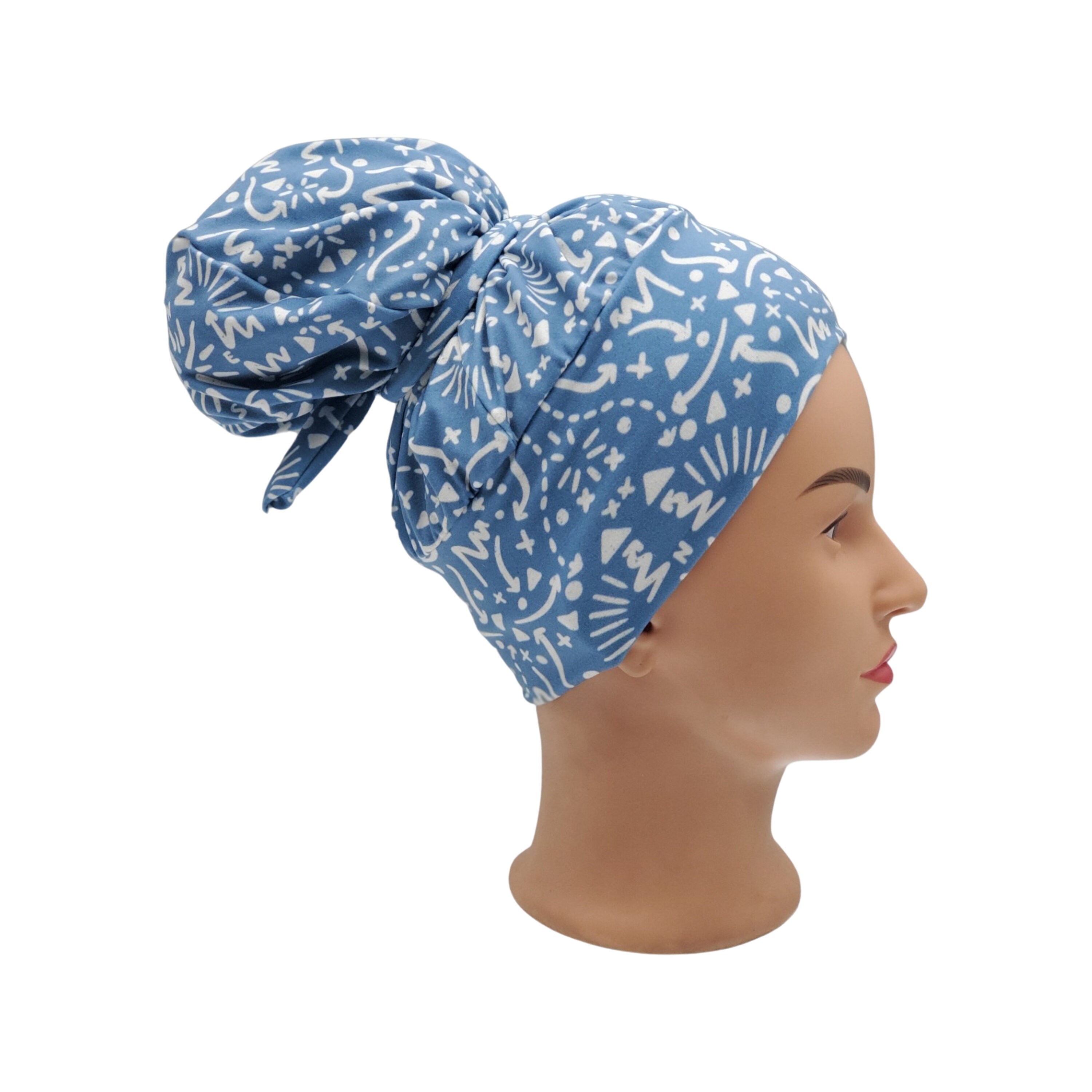 High Bun With Bandana