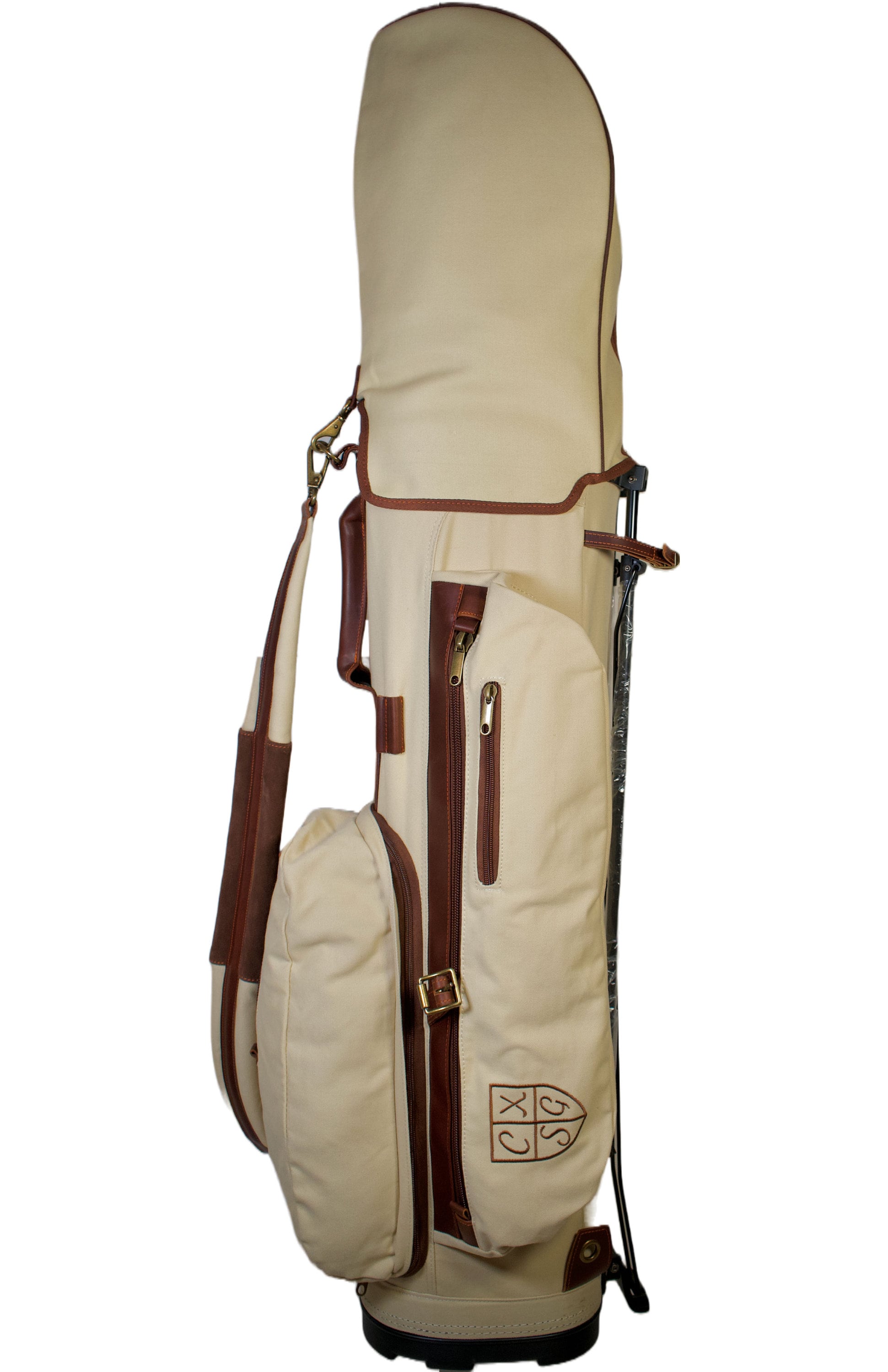 Handmade Canvas & Leather Stand Bag Classic Style Golf - Etsy