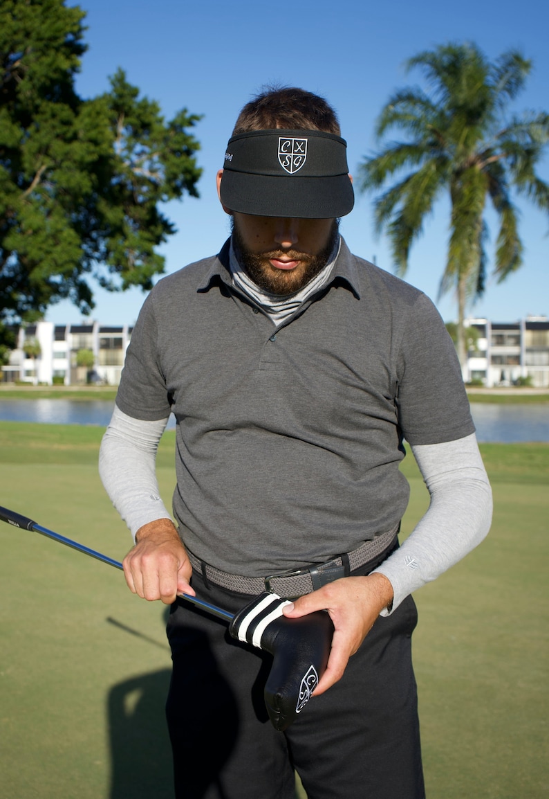 High Crown Adjustable Tour Golf Visor Cotton - Etsy