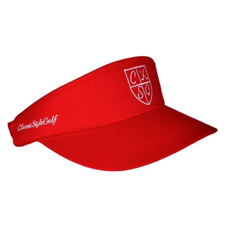 High Crown Adjustable Tour Golf Visor Cotton - Etsy