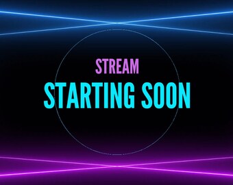 Neon Purple Twitch Banner - Etsy