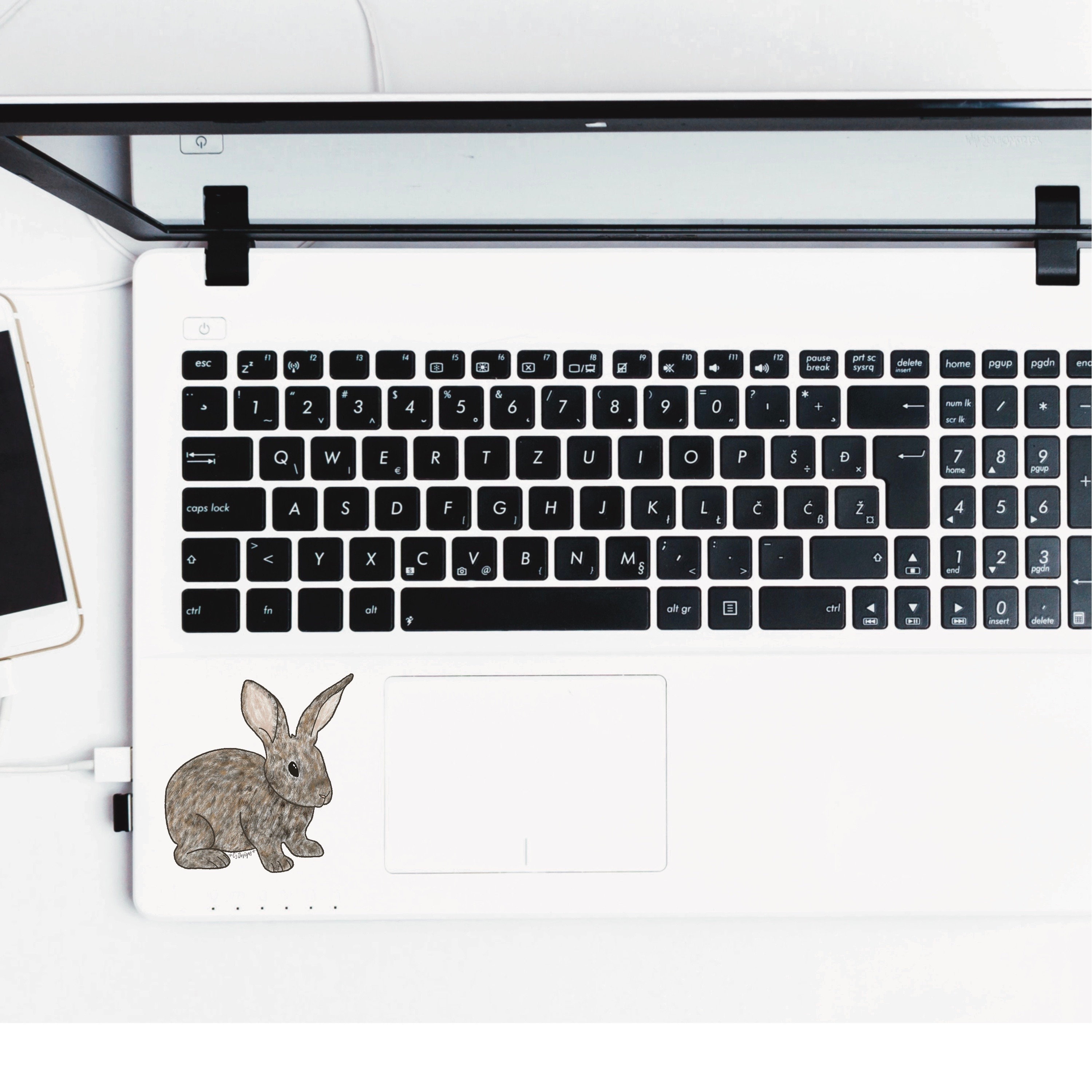 Bunny Sticker - Etsy