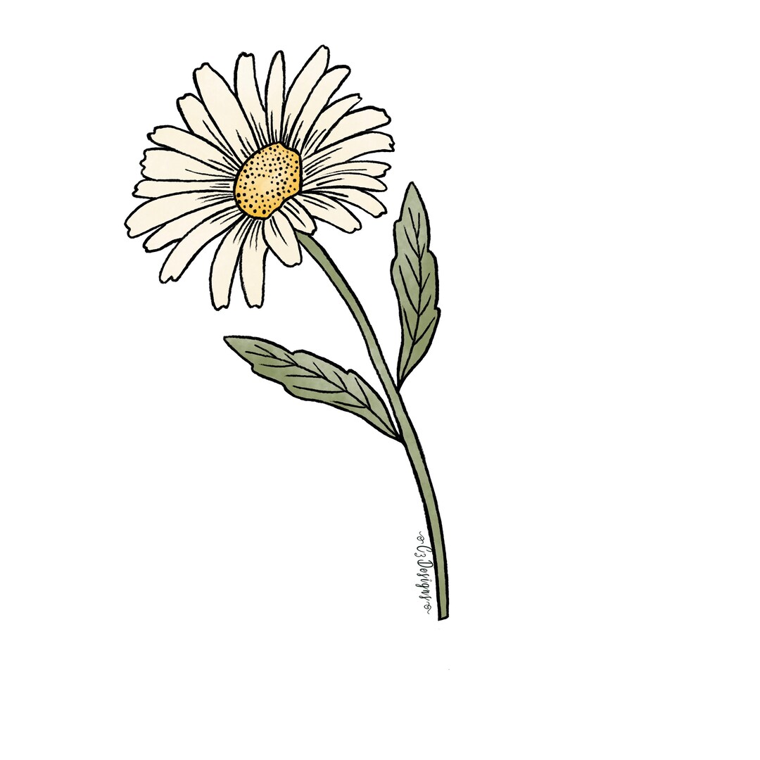 April Birthflower Sticker | Birth Month Decor | Unique Vinyl Decal ...