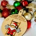 Merry Fitmas Santa Weightlifting Ornament - Funny Gym Christmas Decor ...