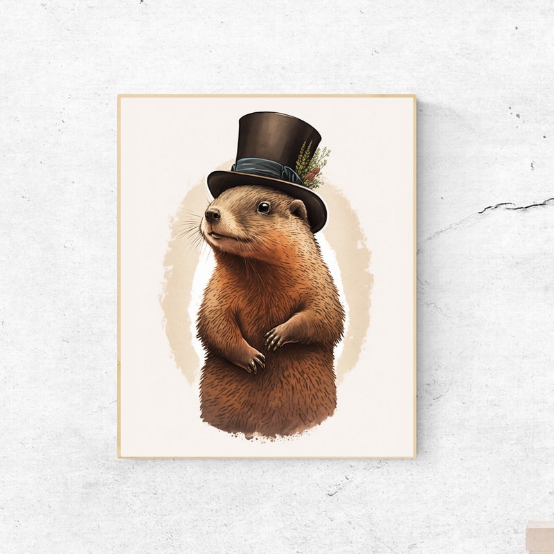 Punxsutawney Phil Hat - Etsy