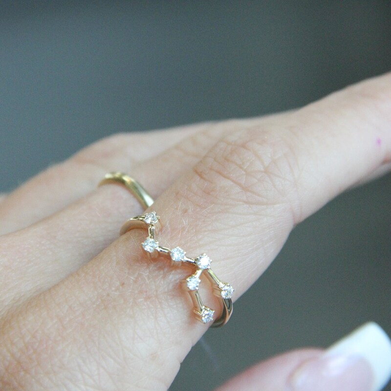 Zodiac Constellation Ring - Etsy