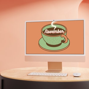 November Desktop Wallpaper| Fall Wallpaper| Coffee| Pumpkin Spice Latte ...