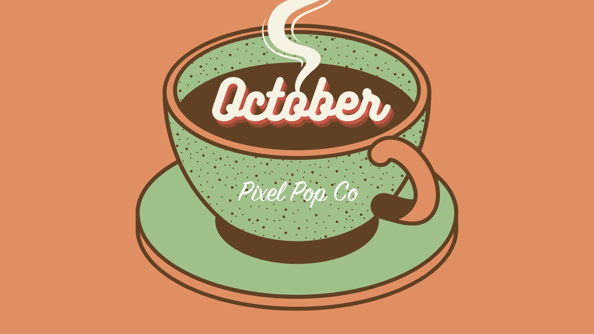 October Desktop Wallpaper| Fall Wallpaper| Coffee Wallpaper| Wallpaper ...