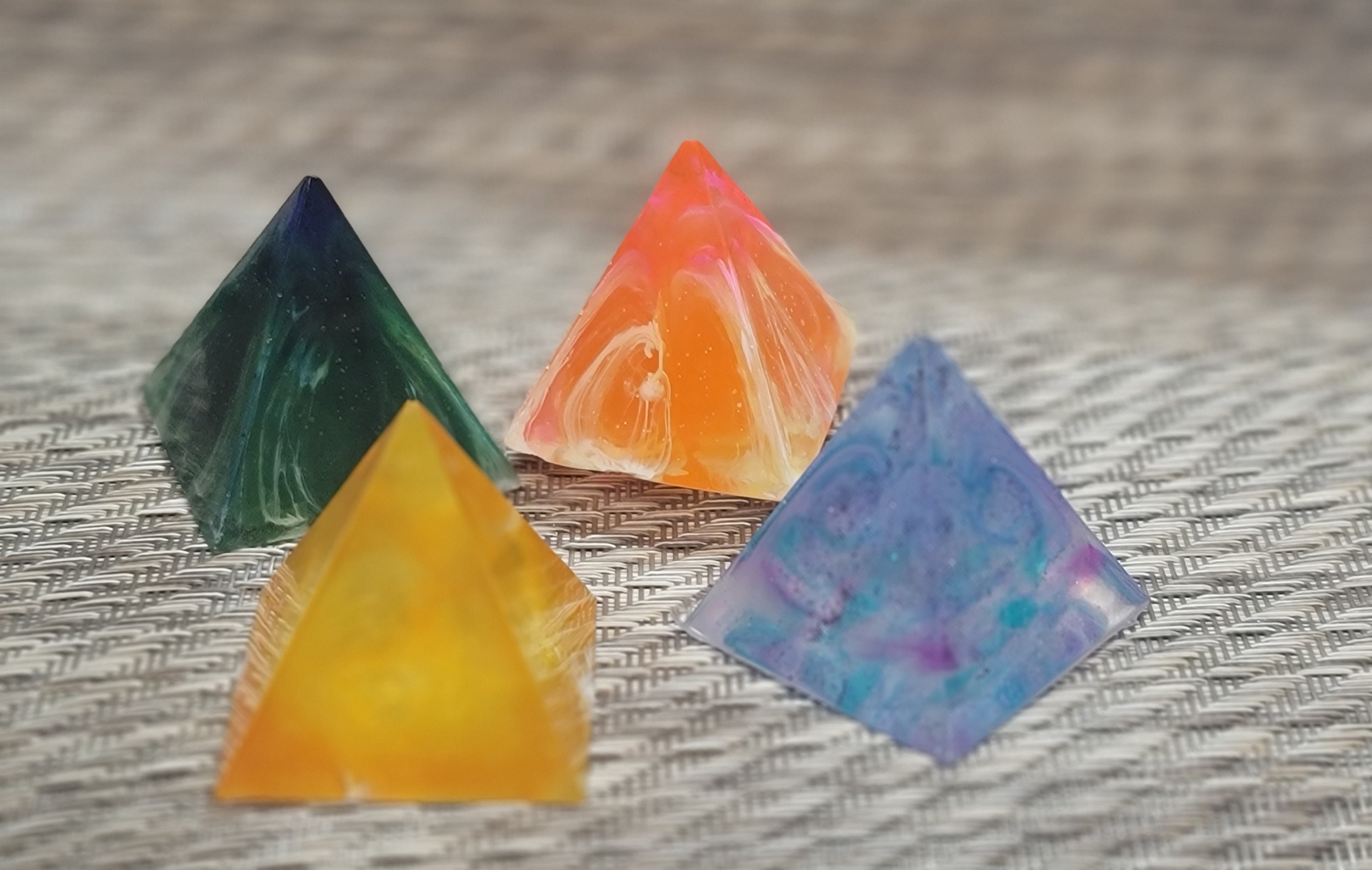 Small Pyramids - You Pick the Color! - Etsy
