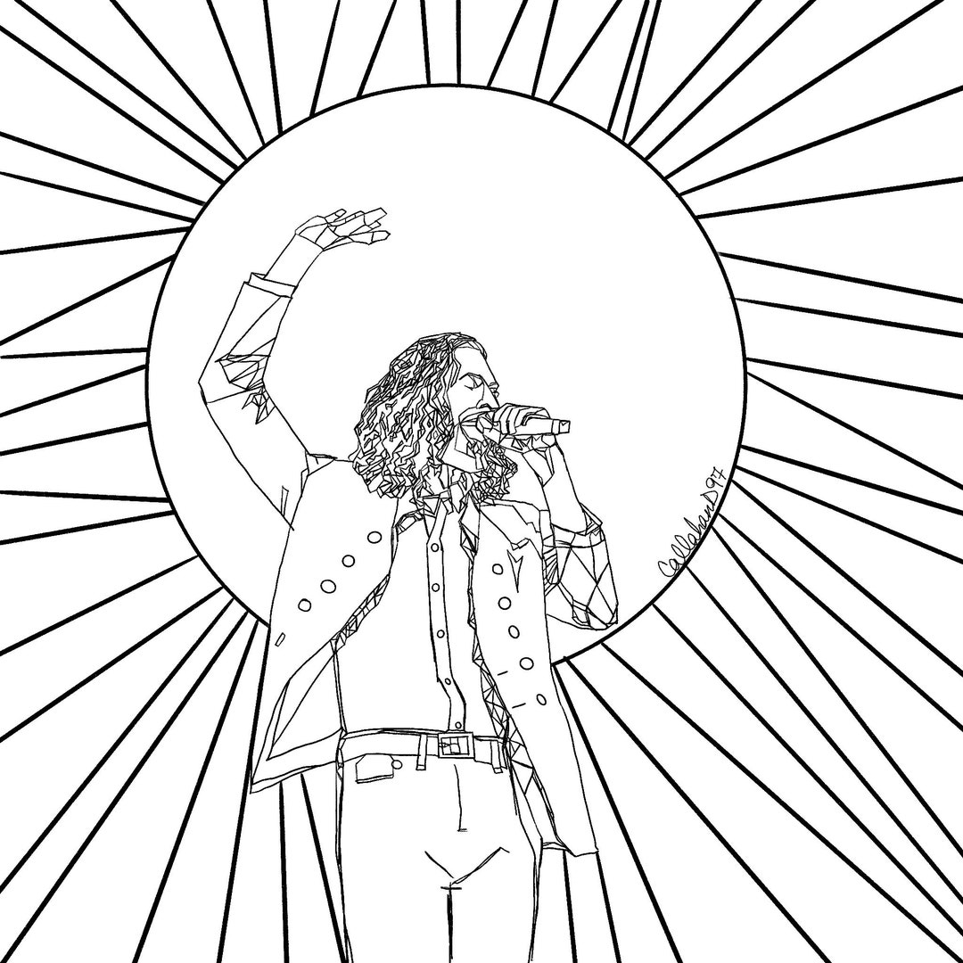 Hozier Coloring Page - Etsy