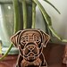 Rottweiler Dog 3D Wooden Mandala Head: Pet Memorial Decor (4") - Etsy