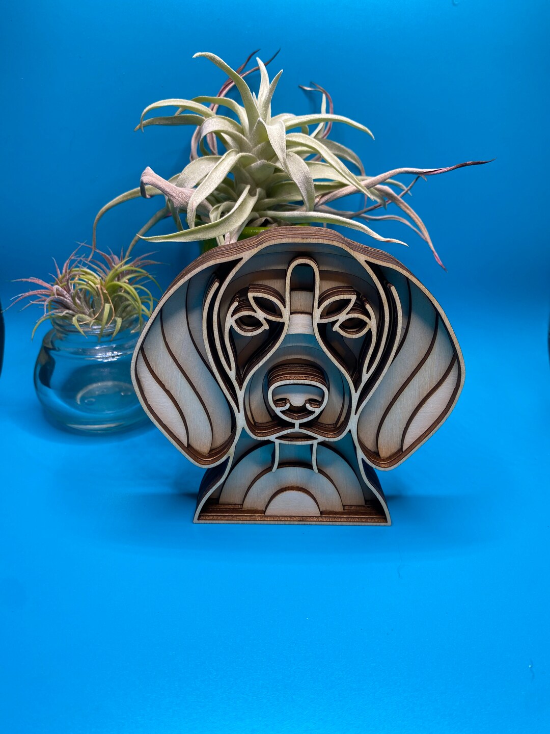 Bluetick Coonhound 3D Mandala Wooden Dog Head: Dog Mom Gift - Etsy