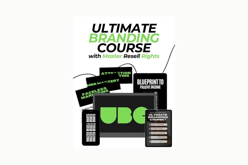 Ultimate Branding Course With MRR - Etsy