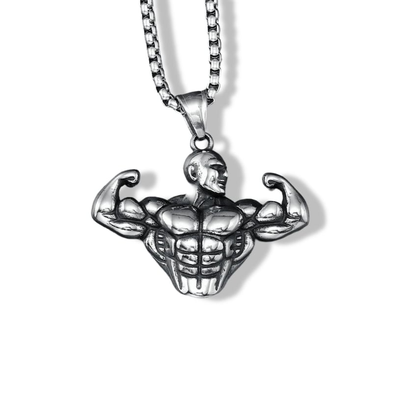Muscle Men Necklace - Etsy