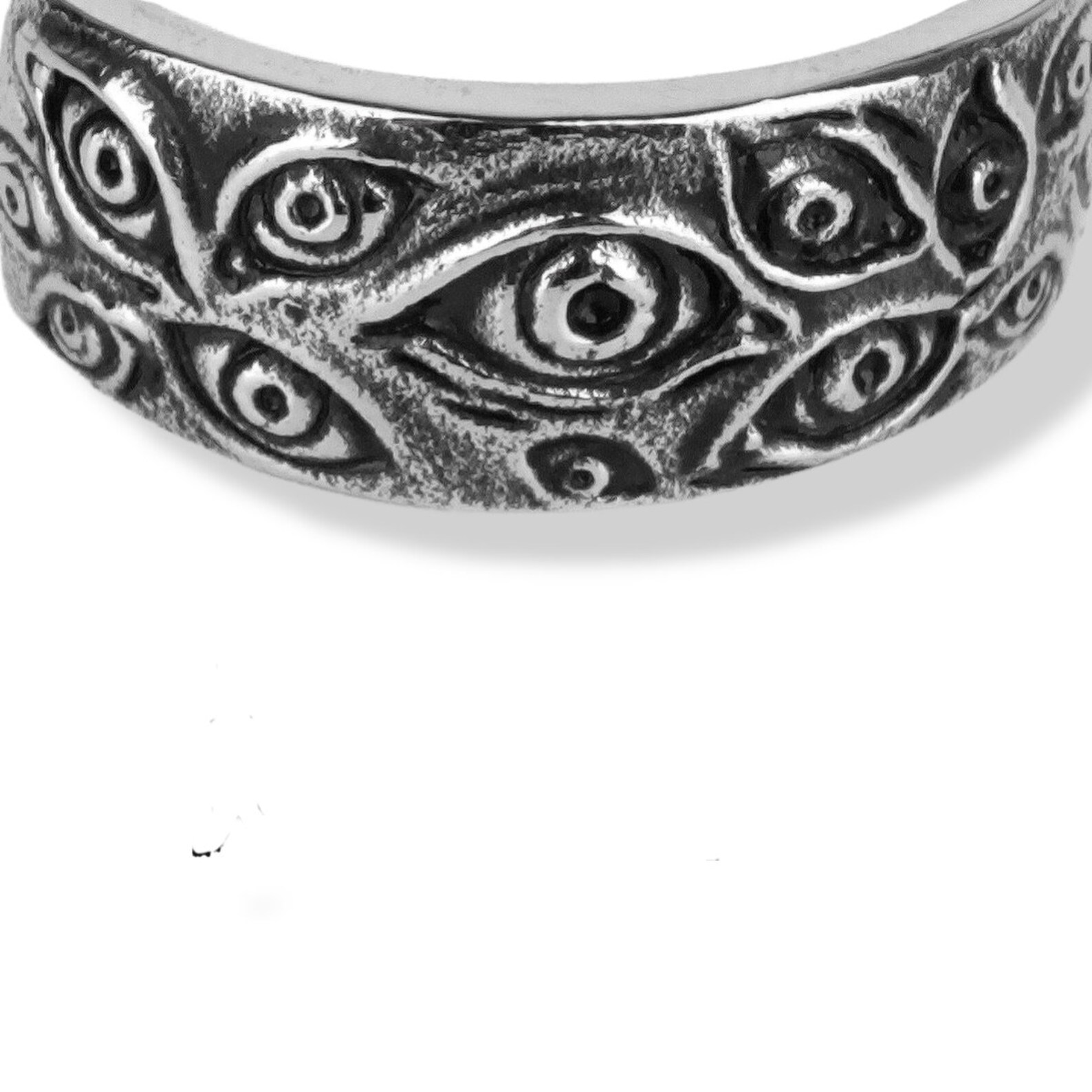 Demon Devil's Eyes Ring | Devil Eyes Band | Devil's Skull Ring | Band ...