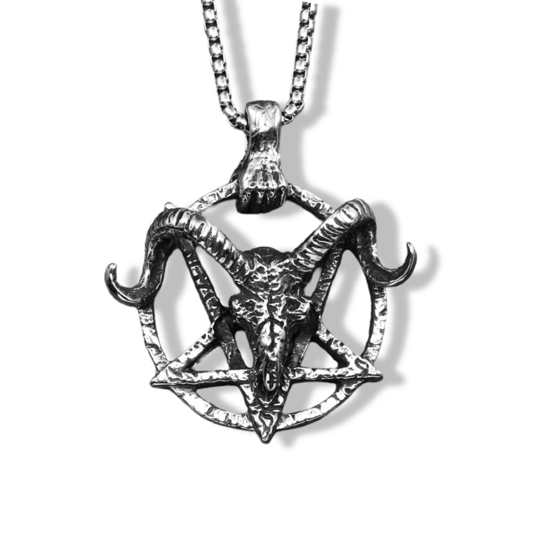 Devil Satan Pendent Necklace, Gothic Necklace, Men's Women's Chain Punk ...