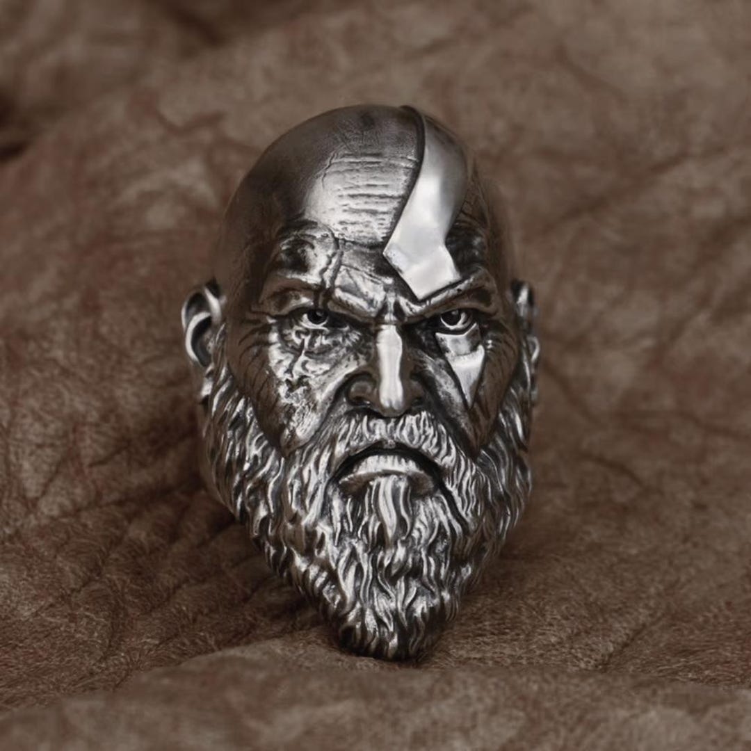 Kratos God of War Ring – Norse Mythology-inspired Jewelry for Gamers ...