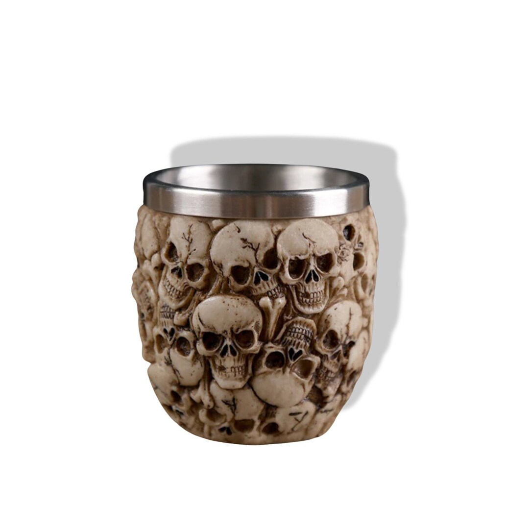 Medieval Gothic Mug | Gothic Glass | Handmade Cemetery Glass for Gift ...