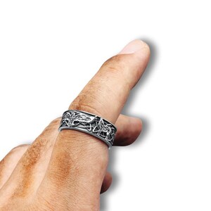 Phoenix Totem Ring | Phoenix Stainless Steel Mens Rings | Phoenix Men ...