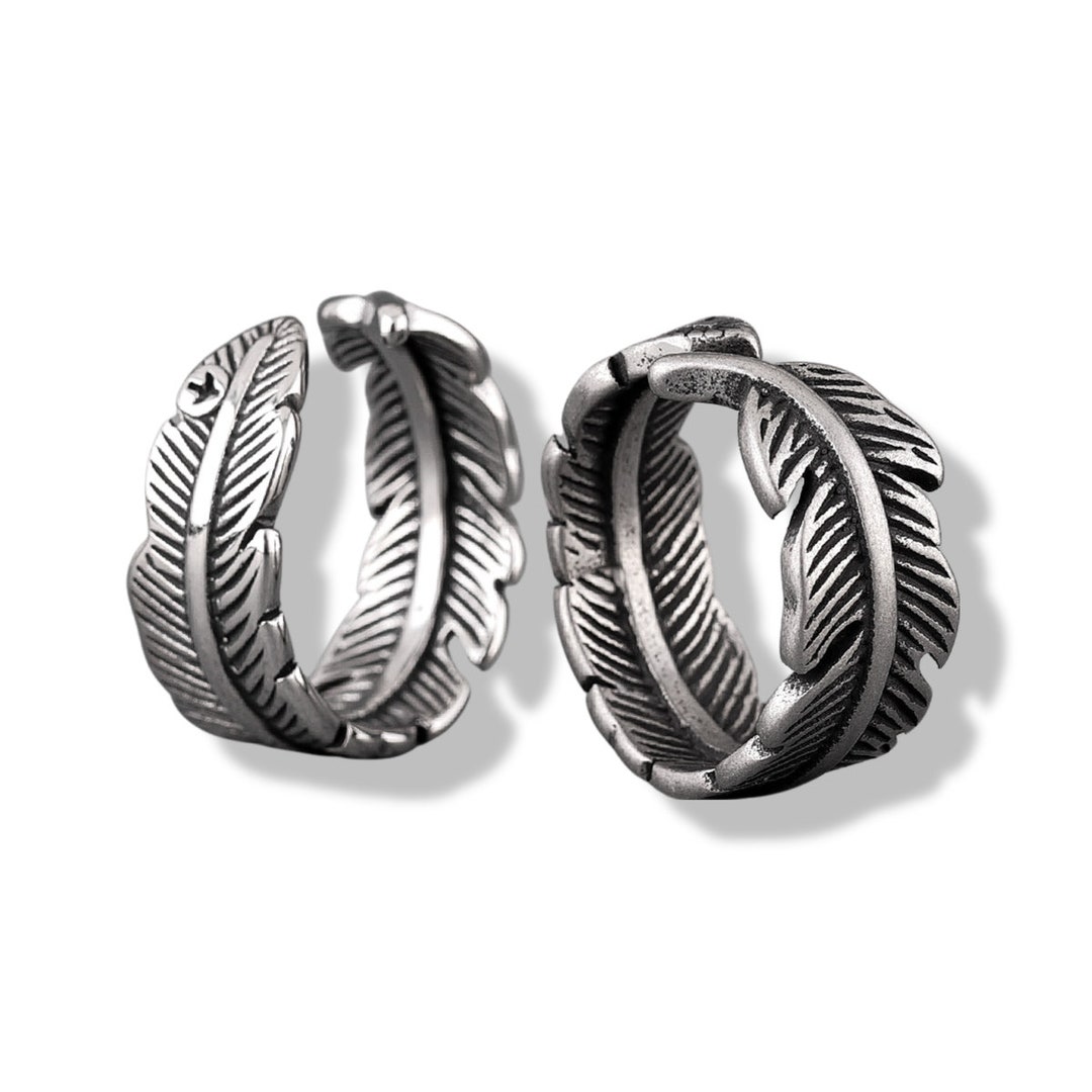 Vintage Eagle Bird Feather Ring | Unique Punk Hip Hop Cool Indian Eagle ...
