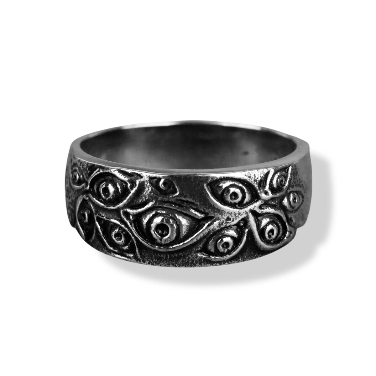 Demon Devil's Eyes Ring | Devil Eyes Band | Devil's Skull Ring | Band ...