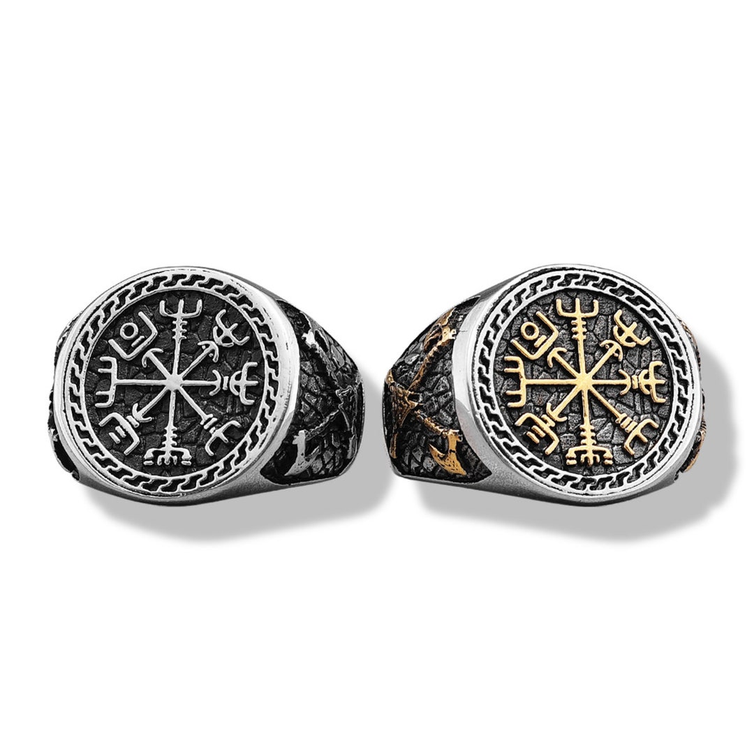 Viking Norse Mythology Odin Ring nordic Mythology Viking Odin Stainless ...