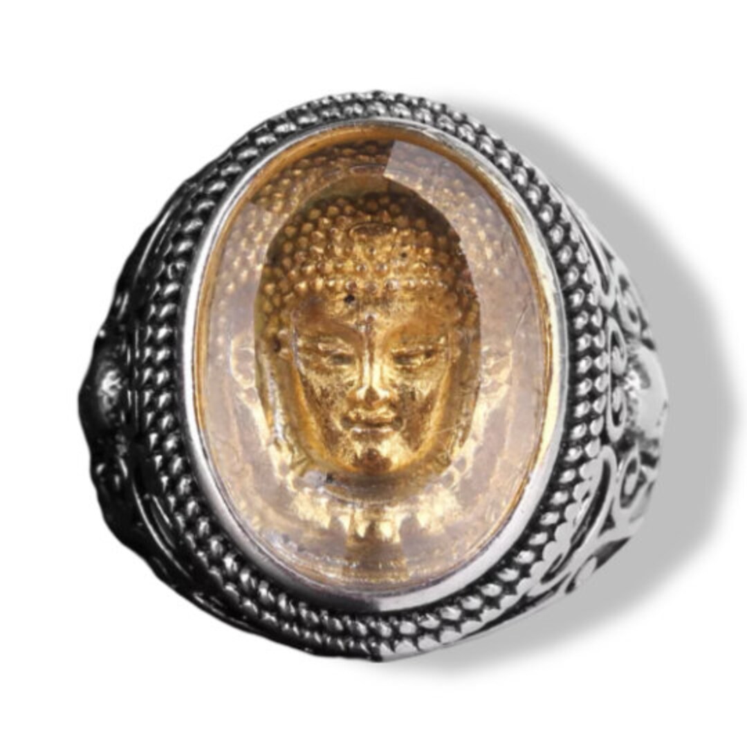 Buddhism Buddha Religion Stainless Steel Rings Buddhist Ring Buddha ...
