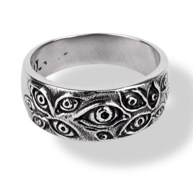 Demon Devil's Eyes Ring | Devil Eyes Band | Devil's Skull Ring | Band ...