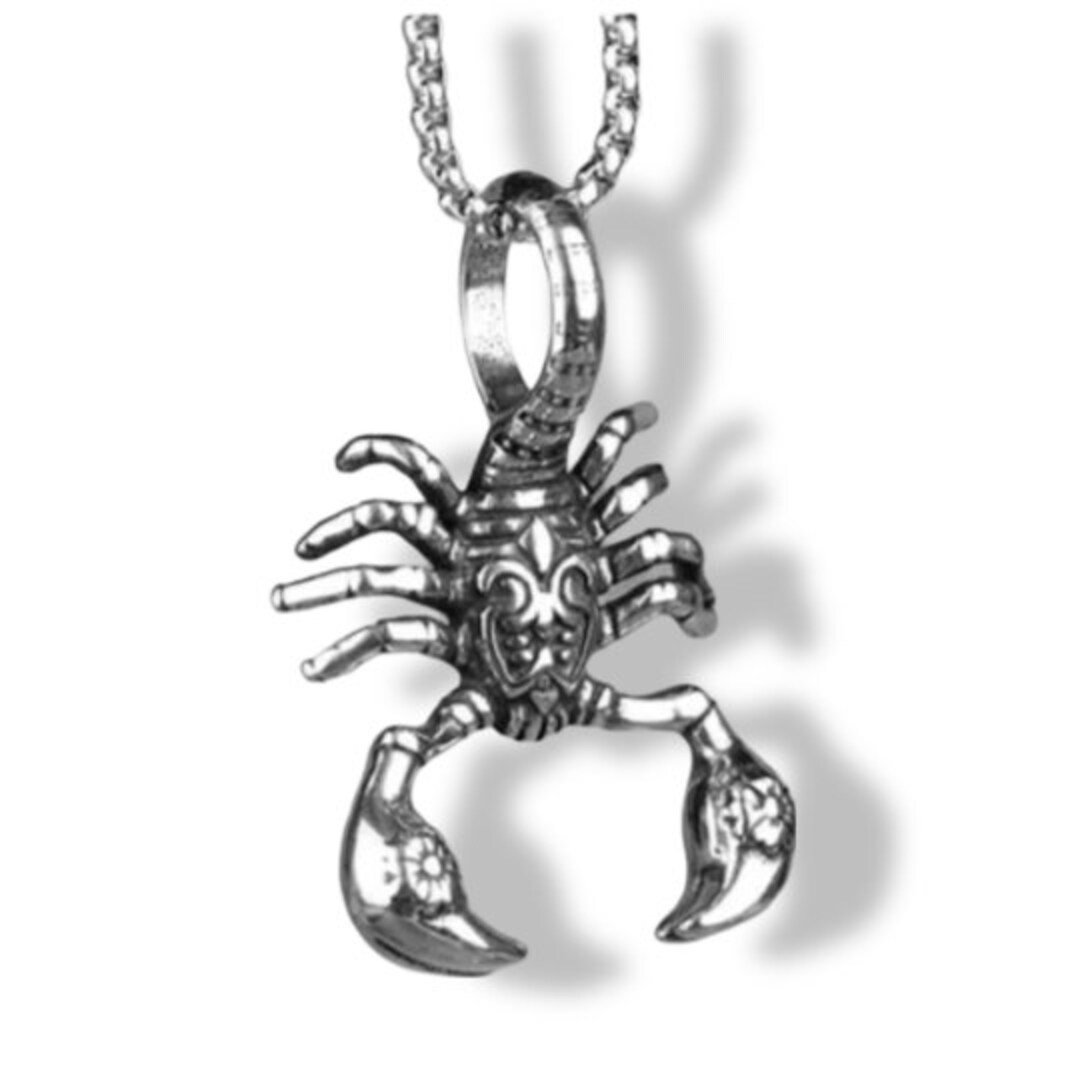 Scorpion Animal Mens Long Necklaces Pendants Chain | Scorpion Pendent ...