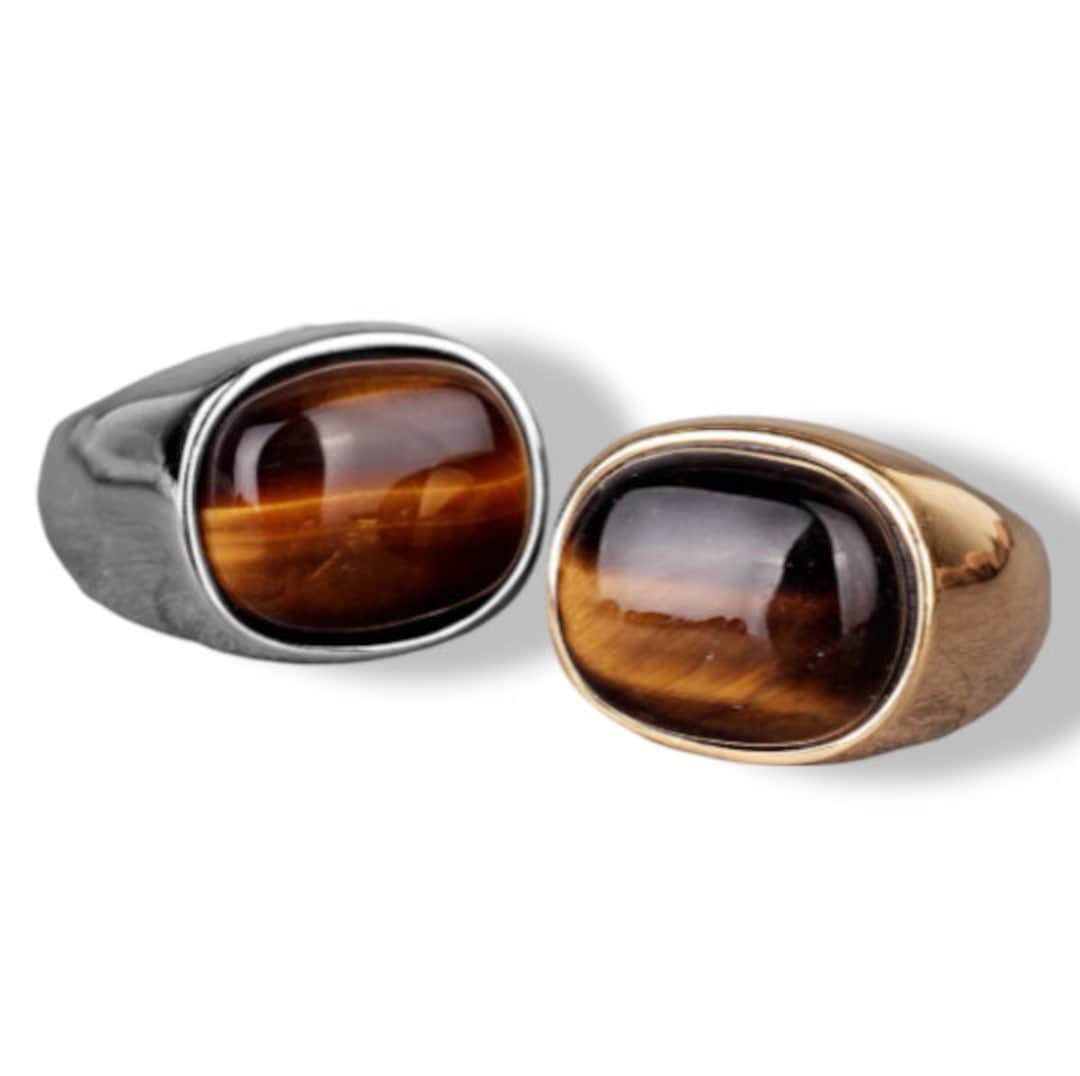 Wood Grain Rings | Men and Women's Stainless Steel Wood Grain Ring ...