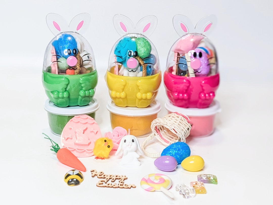 Easter Bunny Playdough Kit | Sensory Bin | Pretend Play | Open Ended ...
