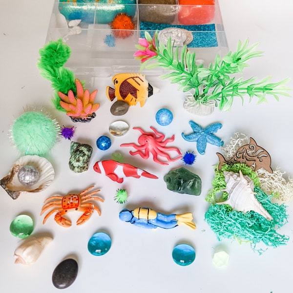 Ocean Playdough Kit - Etsy