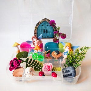 Fairy Garden Playdough Kit Sensory Bin Pretend Play Open Ended Play ...