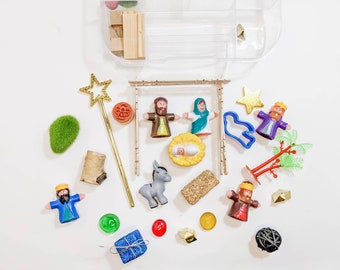 Nativity Sensory Bin - Etsy