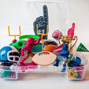 Football Playdough Kit Sensory Bin Educational Toys - Etsy