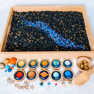 Outer Space Sensory Bin Pour and Play Open Ended Pretend Play ...