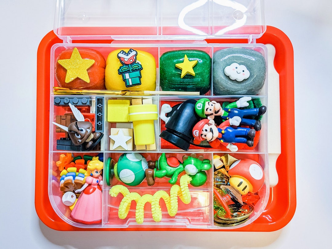 Mario Inspired Playdough Kit | Sensory Bin | Pretend Play | Busy Bin ...
