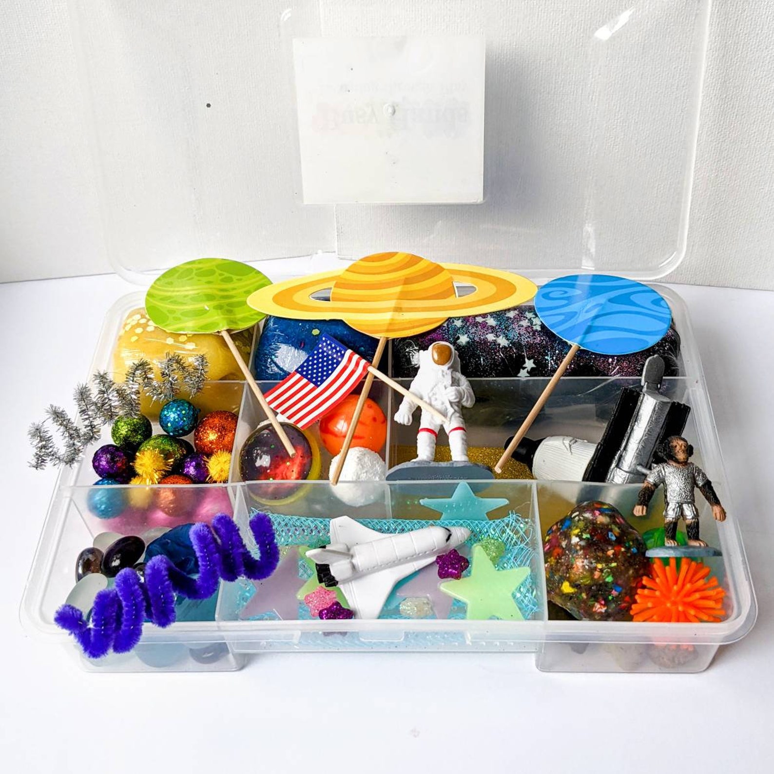 Astronaut Playdough Kit Sensory Bin Educational Toys - Etsy