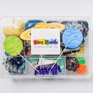 Astronaut Playdough Kit | Sensory Bin | Educational Toys | Open-ended ...